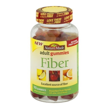 Nature Made Adult Gummies Fiber Assorted Flavors - 90 CT - Walmart.com