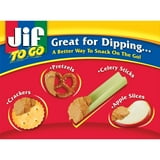 Jif To Go Creamy Peanut Butter, 8- 1.5 Ounce Cups, Portable Snack Size ...
