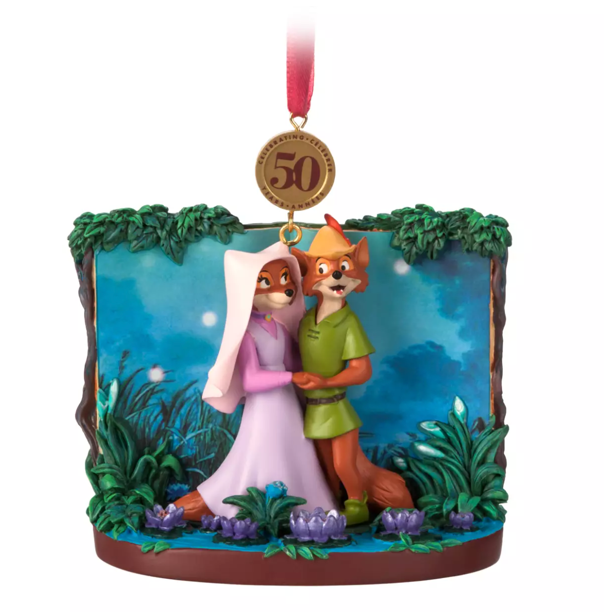 Disney 50th Robin Hood Legacy Sketchbook Christmas Tree Ornament New ...