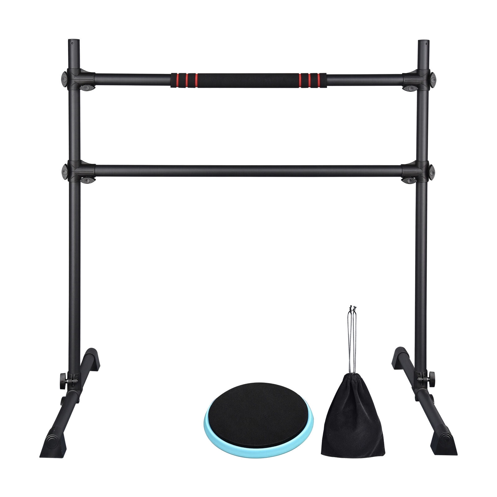 Portable 4 Ft Ballet Barre with Turning Board Disc, Dual Adjustable ...