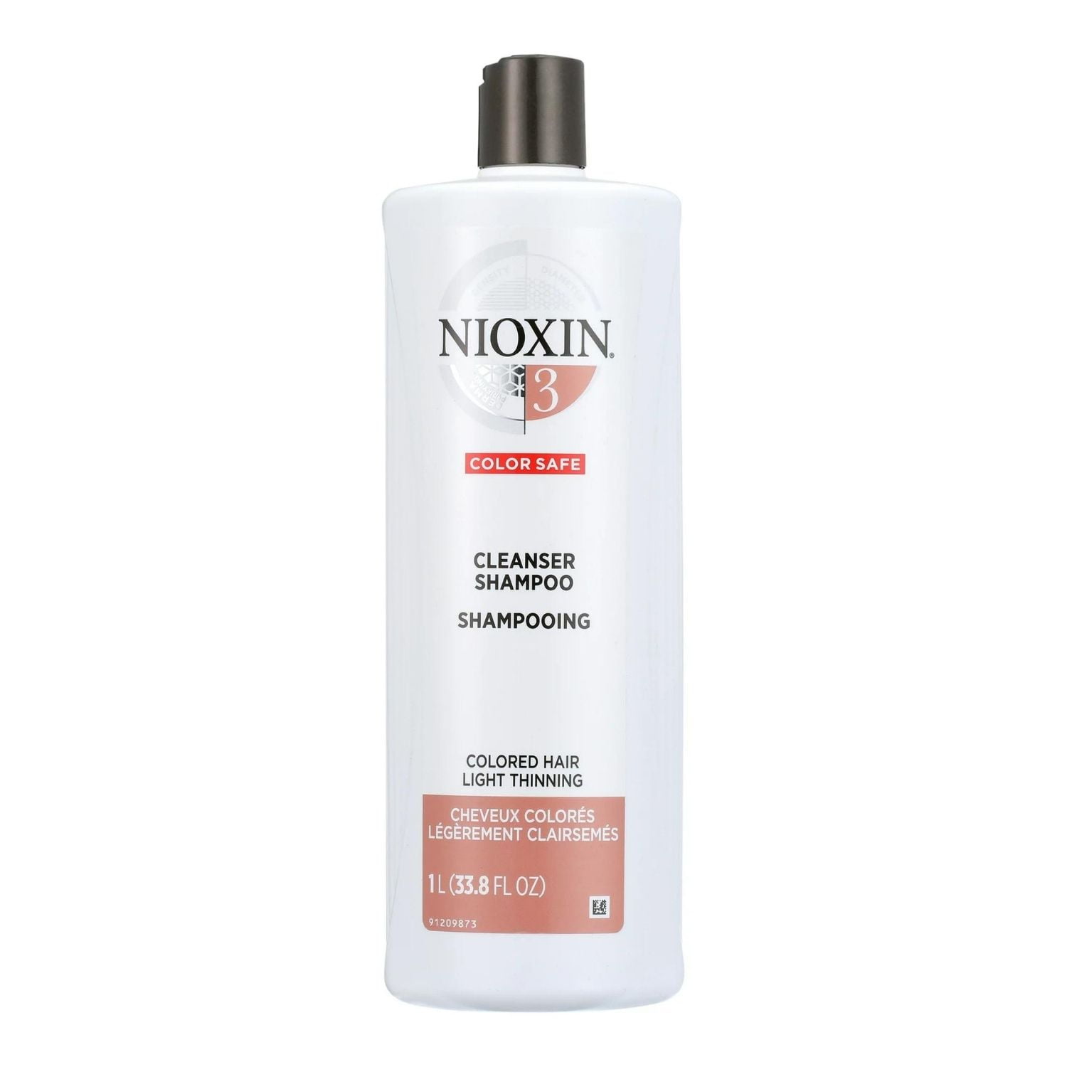 Nioxin System 3 Cleanser Shampoo, for Light Thinning Colored Hair, 33.8 ...