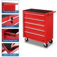 TUFFIOM 5-Drawer Rolling Tool Chest with Lock & Key, Tool Storage ...