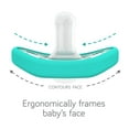 Nanobebe Flexy Newborn Pacifier 0-3m Teal Ergonomic Skin-like Silicone ...