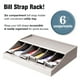 BankSupplies Bill Strap Rack | Champagne | Money Band Organizer ...