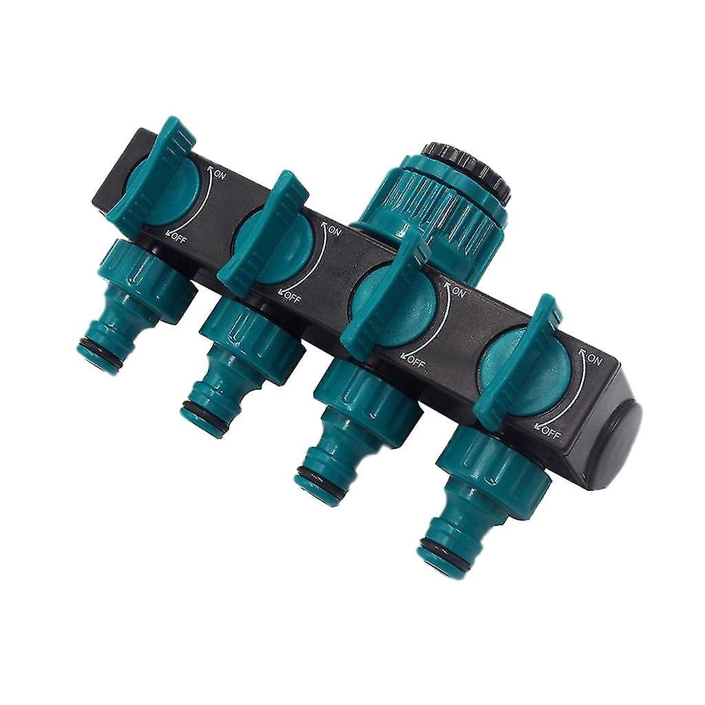 Garden Hose Splitter 4 Way Plastic Tap Hose Connectors Water ...