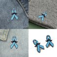 10PCS Blue Ribbons Brooch Pin for Fashion Enthusiasts and Participants ...