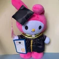 Sanrio Cinnamoroll My Melody Kuromi Hello Kitty Graduation Plush Toy ...