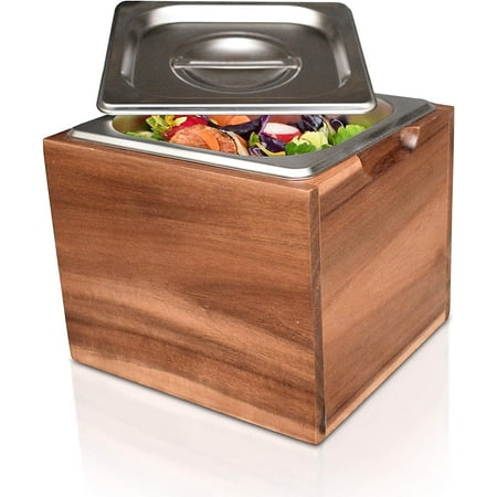 Kitchen Compost Bin- Rust Proof Stainless Steel Insert, Countertop ...