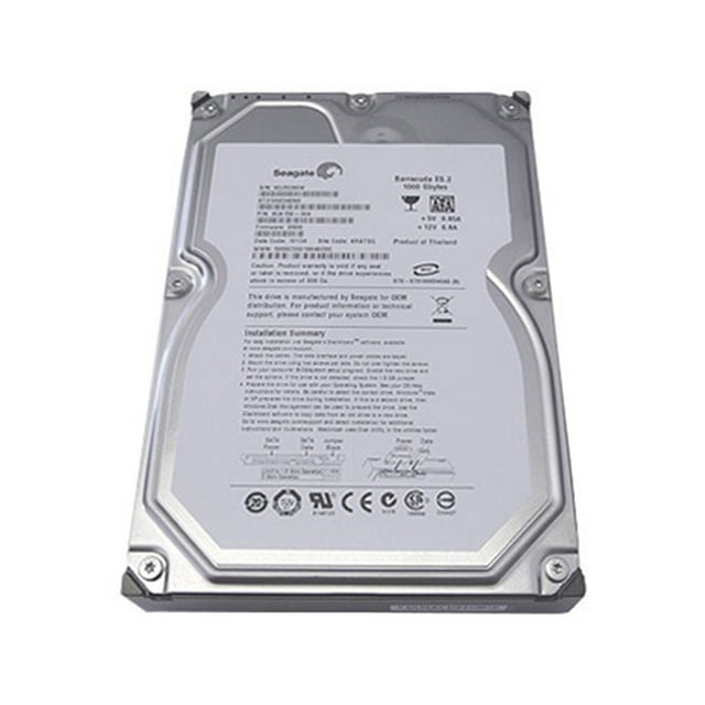 Seagate Barracuda ES2 ST31000340NS 1TB SATA 3.0Gb/s 7200RPM 32MB Cache 3.5" Internal Hard Drive ...