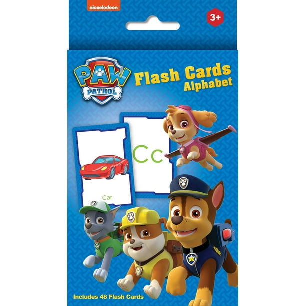 Nickelodeon PAW Patrol: Flash Cards Alphabet (Cards) - Walmart.com