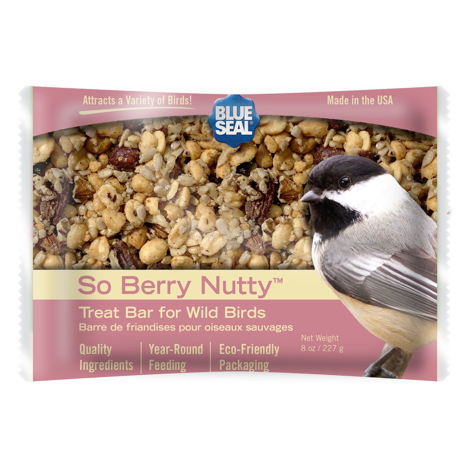 Blue Seal So Berry Nutty Suet Treat Bars for Wild Birds - 8oz Suet ...