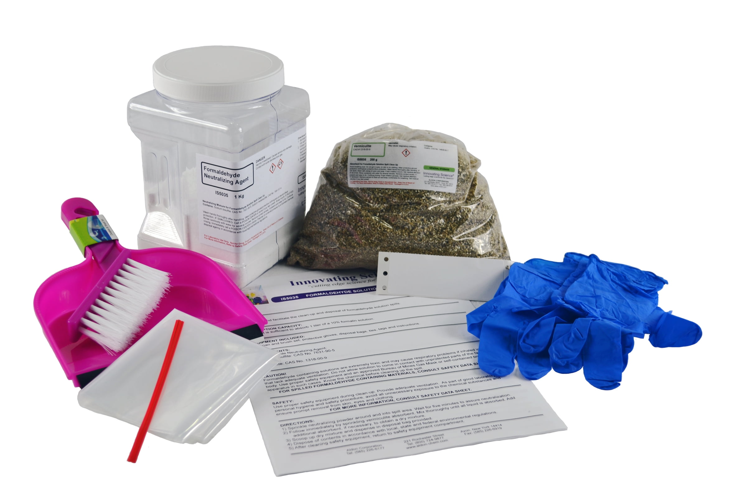 Innovating Science Formaldehyde Solution Spill Kit - Walmart.com