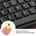 Uxcell Spanish Keyboard Stickers Glow in the Dark Luminous Keyboard ...