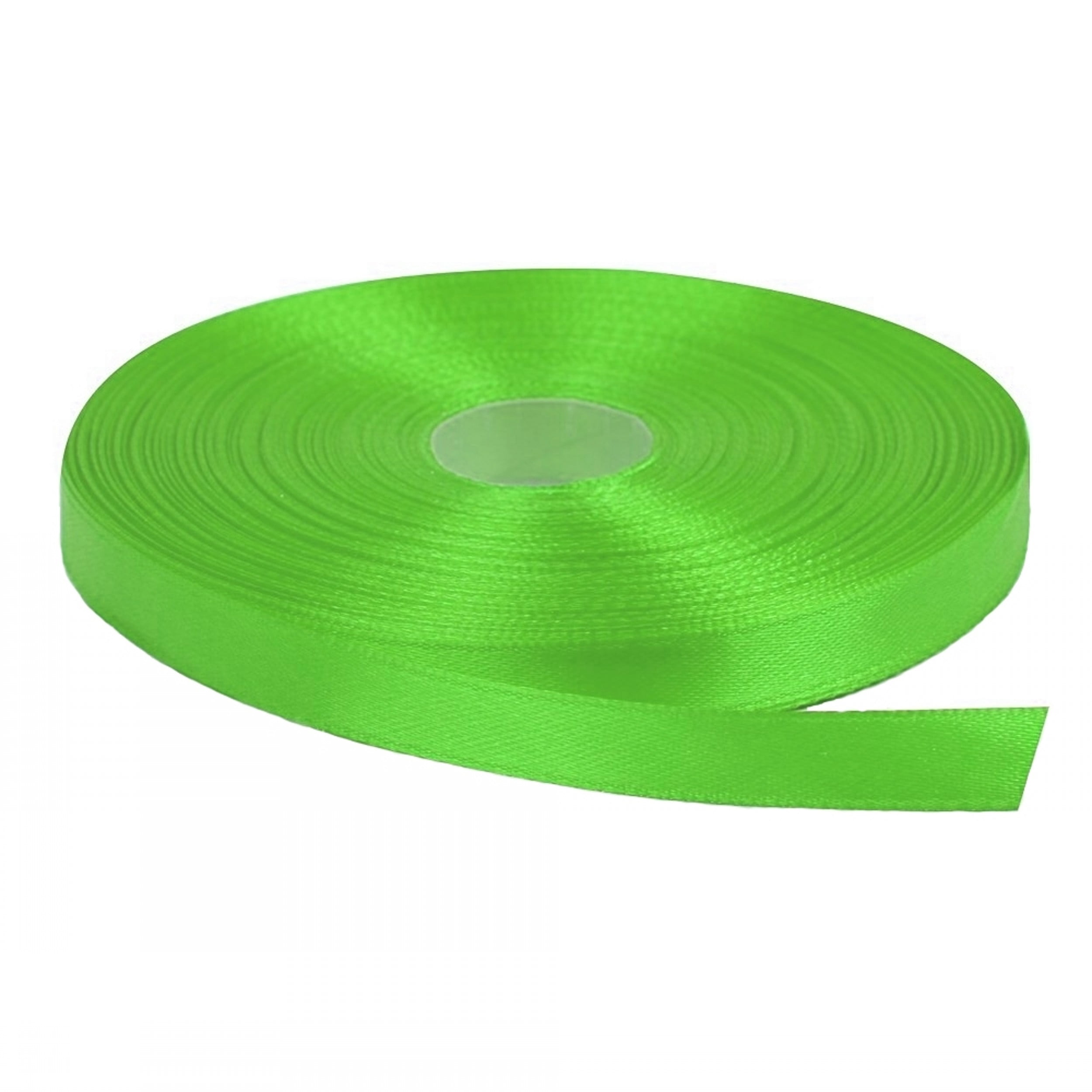 Apple Green Solid Color 3/8-Inch Straight Edge Ribbon, 100-Yards ...