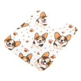 BZSMCE Corgi Paw Prints Pattern Pattern 2-Piece Non-Slip Absorbent ...