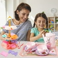 JUGAAD LIFE Tea Party Set for Girls, Rabbit Toy Tea Set for Kids ...