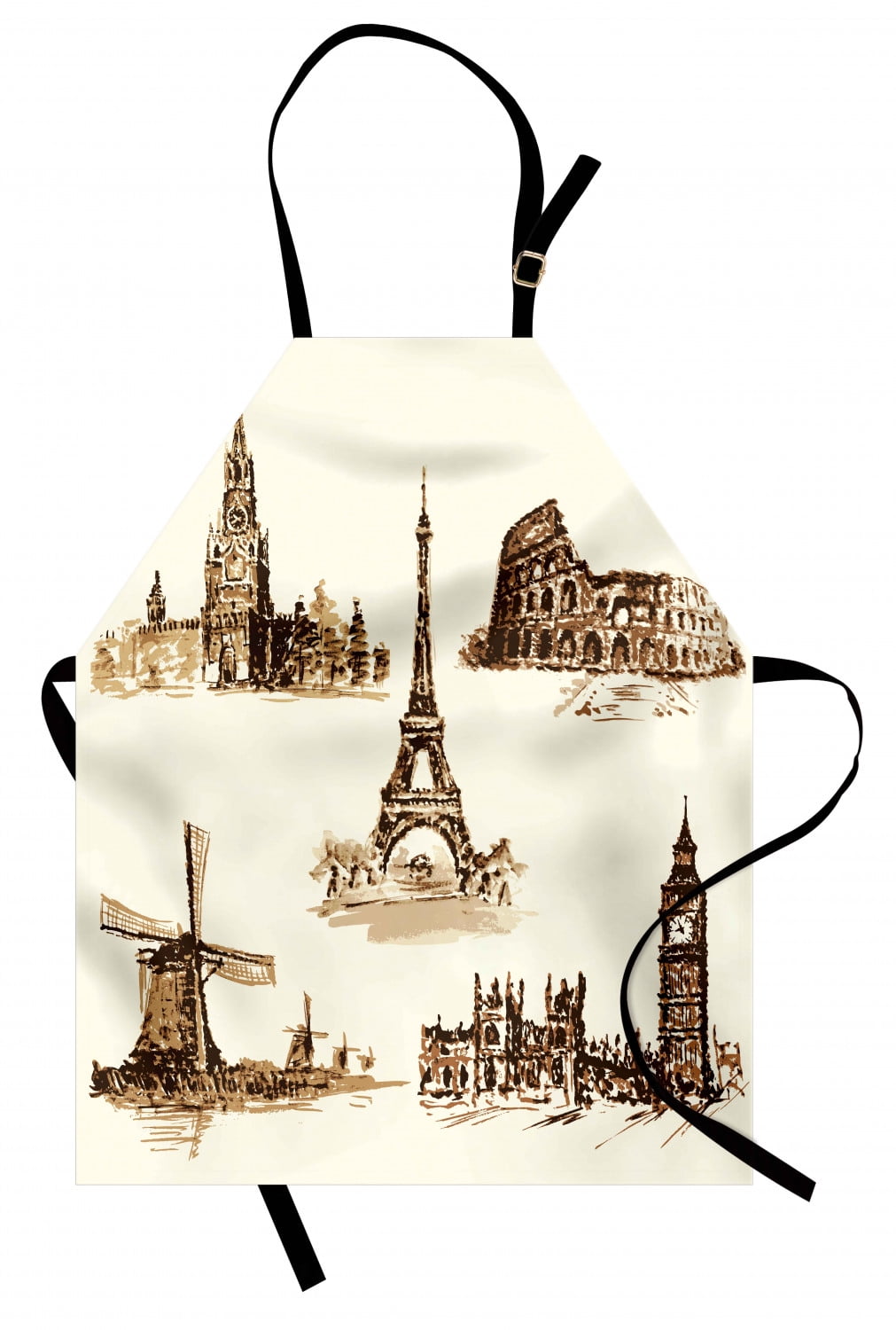 Ancient Apron European Landmark Traveller Tourist Cities Italy France ...