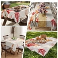Autumn Maple Leaves Thanksgiving Table Cloth 52x70in, Waterproof ...