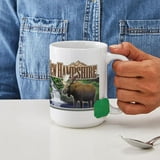 CafePress - New Hampshire Moose Large Mug - 15 oz Ceramic Large White ...
