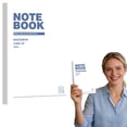 A5 Ruled Notebook 128 Pages Thickened Hardcover Journal Writing Book ...