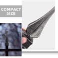 OUNONA 4-Pack Black Metal Fence Post Caps Decorative Finials for Yard ...