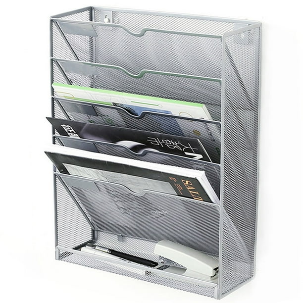 Mesh File Organizer,5 Tier Wall File Wall File Organizer Tier Wall File ...