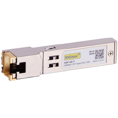 SFP to RJ45 Copper Module - 1000BASE-T Mini-GBIC Gigabit Transceiver ...