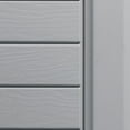 Rimax Plastic Resin 2-Shelf Kitchen Storage Cabinet 26"W, Light Grey ...