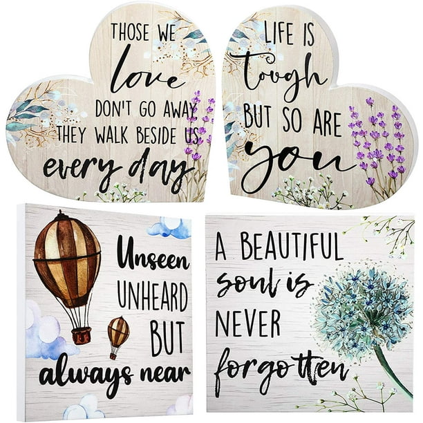2 Pcs Sympathy Gift Memorial Gifts Bereavement Table Decorations Gifts ...