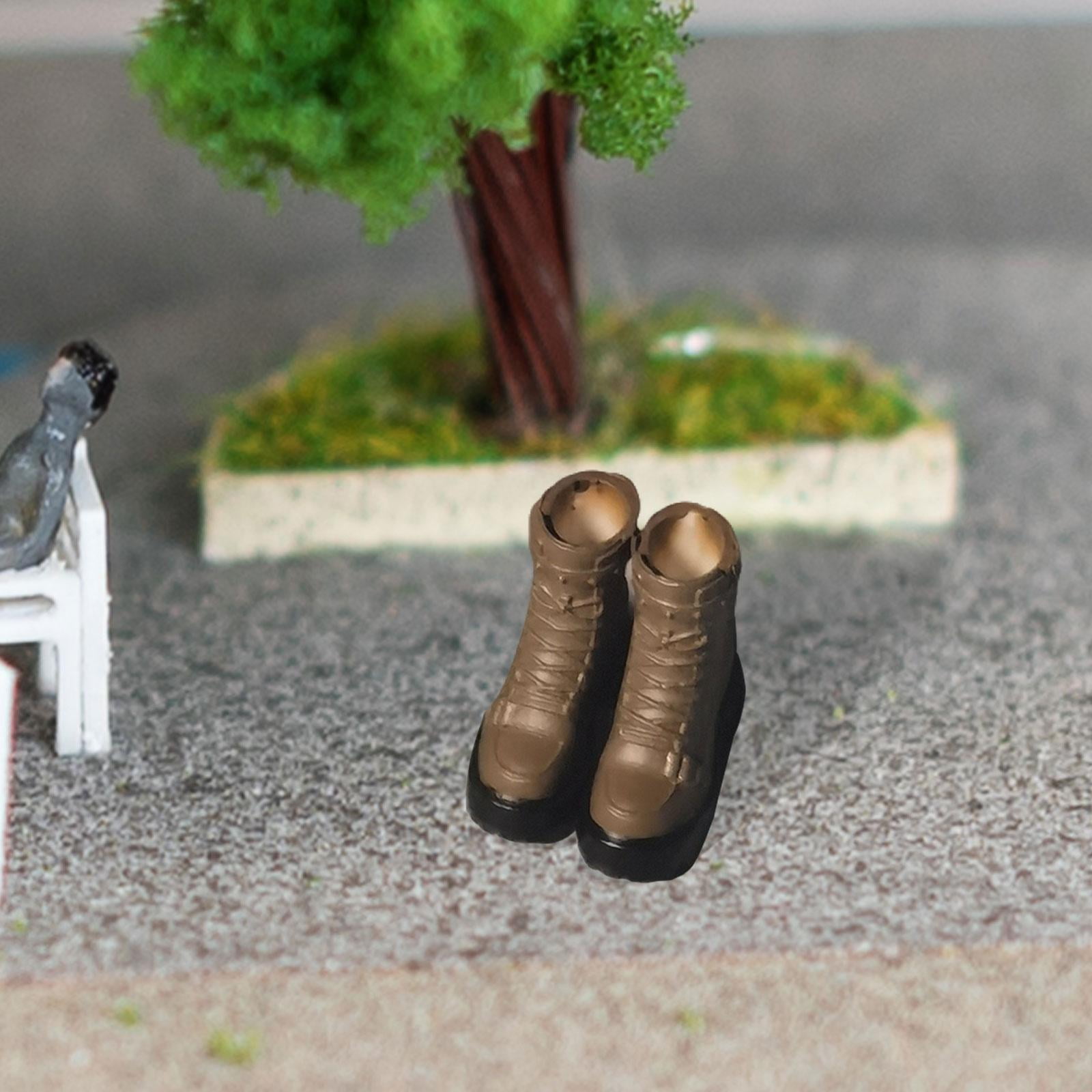 1:12 Botas en miniatura a escala, botas de figuras femeninas, cosplay ...