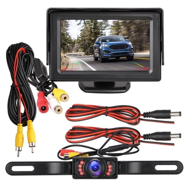 Pyle PLCM7500 7" LCD Rearview Car Backup Camera and Monitor Reverse ...