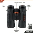 Athlon Midas G2 10x42 UHD Binoculars, Black, Waterproof, Shockproof with Coated Lenses - Walmart.com
