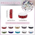 160Pcs 10 Colors Brass Rhinestone Spacer Beads Grade A Straight Flange ...