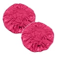 2 Pcs Silk Sleep Bonnet, Satin Hair Wrap for Curly Natural Hair, Soft ...