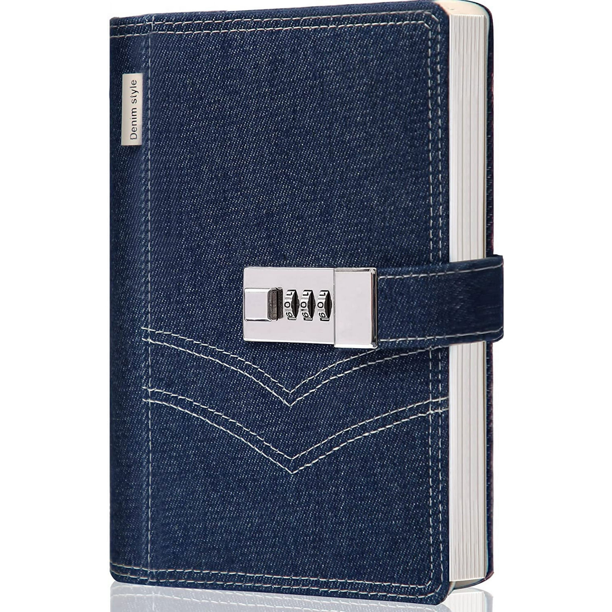 Click here for Frosthike Denim Journal With Lock For Women. Refil... prices