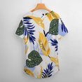Green Hycomb Pattern Womens T Shirt New Fashion Printed Zipper V Neck