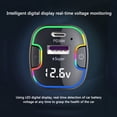1 Packs 30W Fast Car Charger Dual USB PD QC3.0 Ports LED Digital ...
