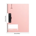 A4 Thick Plastic Clipboard Folder Durable Document Writing Board ...