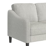 Mainstays Westley Swoop Arm 74" Sofa, Warm Gray - Walmart.com