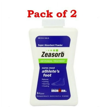 Zeasorb Prevention Super Absorbent Powder Foot Care 2.5-Ounce Bottle ...