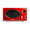Nostalgia Retro 0.9 Cu. ft. 800 Watt Countertop Microwave Oven, Retro ...