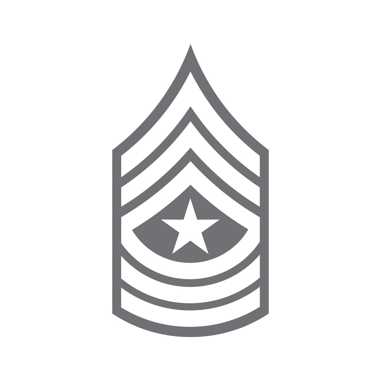 E-9 Sergeant Major Rank Sticker Decal Die Cut - Self Adhesive Vinyl ...