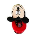 Disney Toddler Boys Mickey Mouse Loafer Slippers Black & Red House ...