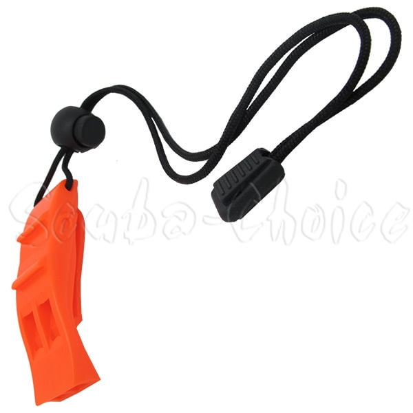 Scuba Choice Safety Dolphin Shape Whistle Loudest w/ Lanyard & Clip ...