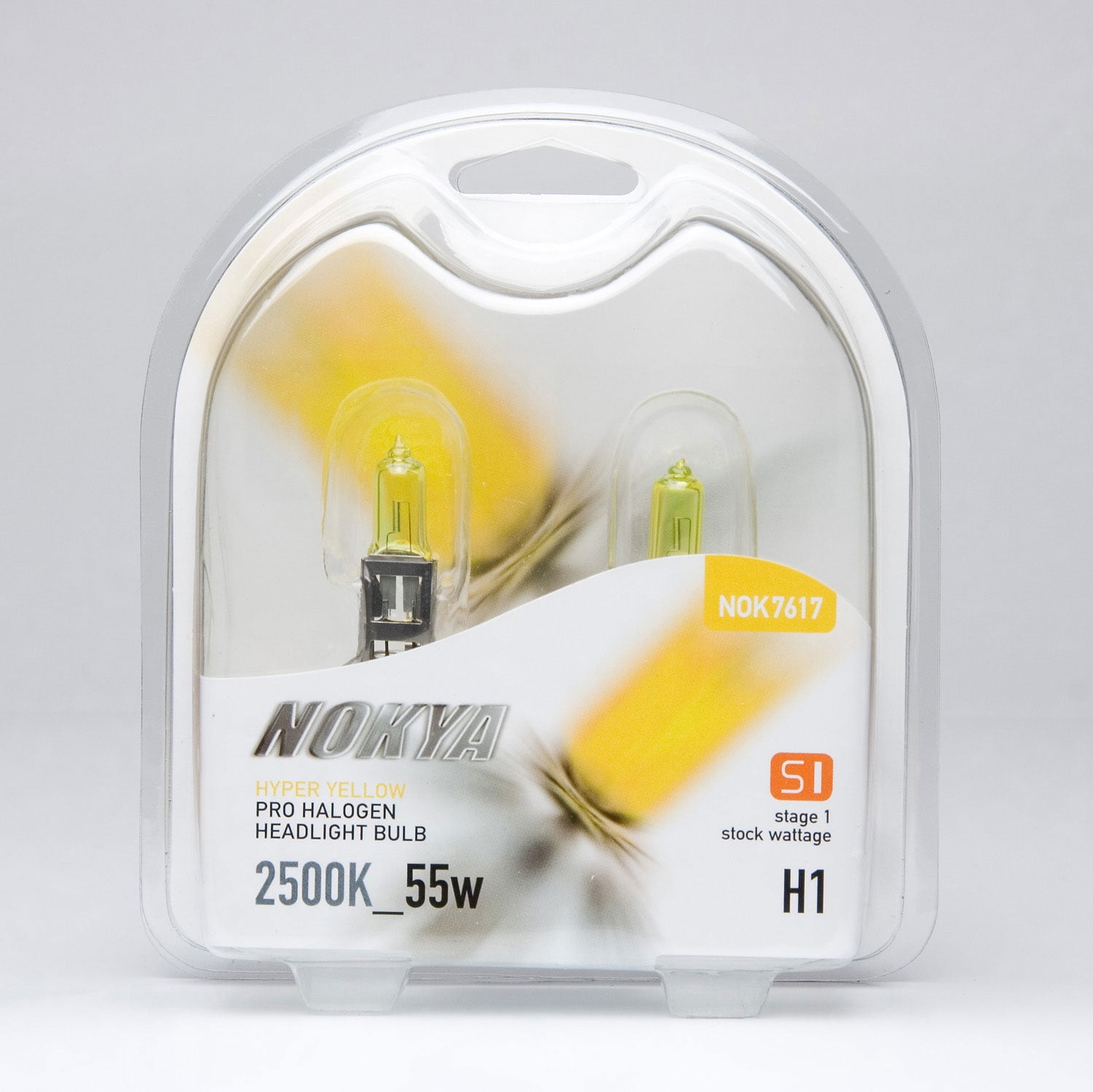 Nokya H1 Hyper Yellow Pro Halogen 2500K Stage 1 Headlight / Fog Light ...