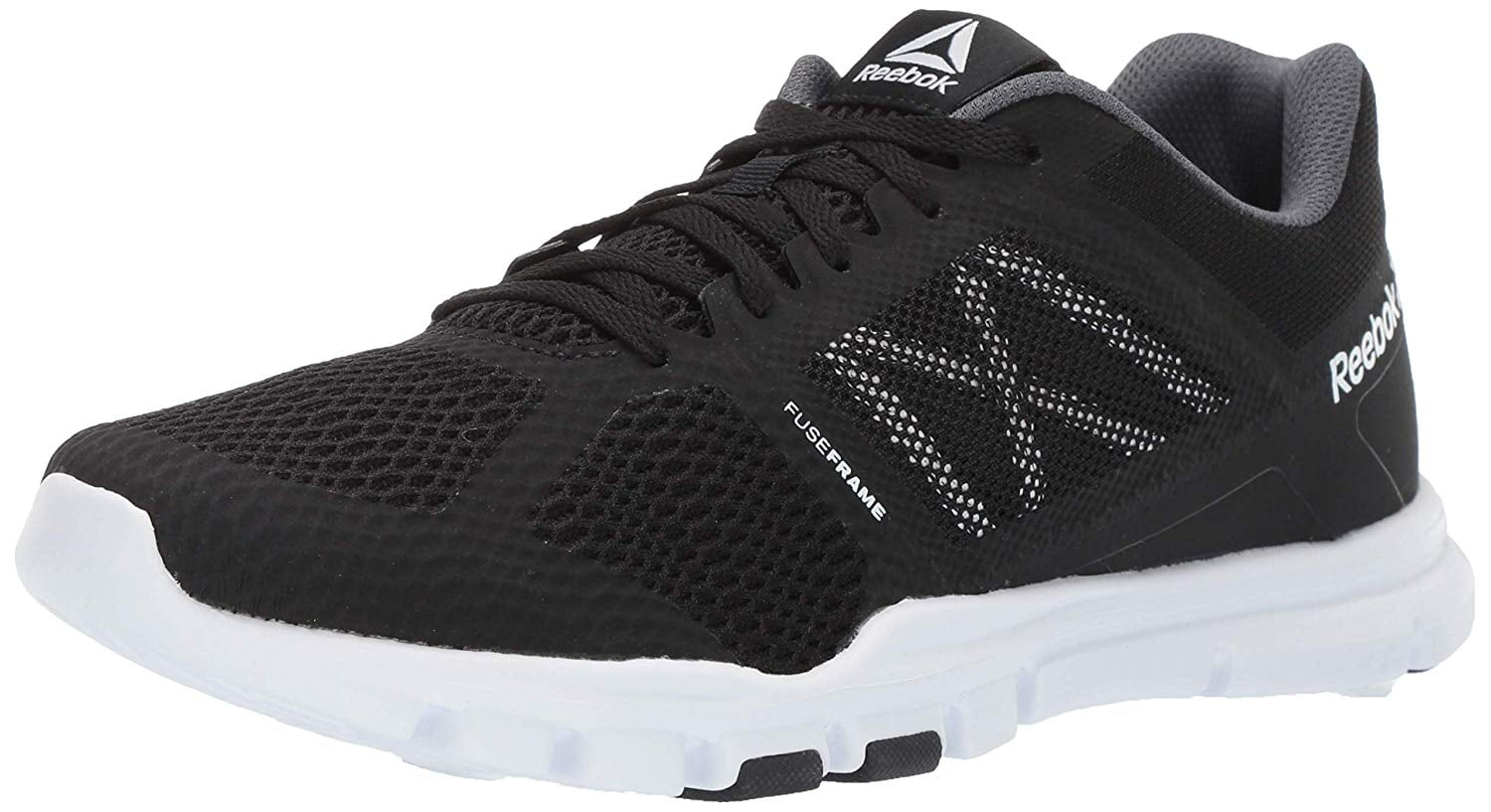 Reebok Mens Yourflex Train 11 Mt Sneakers, Adult, Black/True Grey/White ...