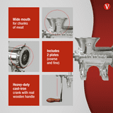 Victoria Kitchen Grind Machine, Heavy Duty Home Countertop, Cast Iron ...