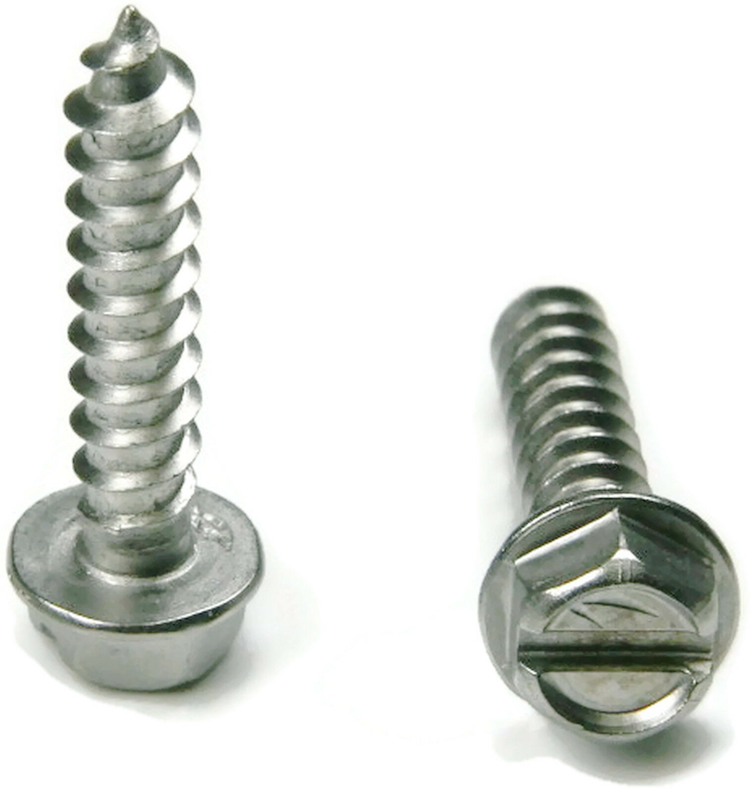 Stainless Steel Slotted Hex Indented Head Sheet Metal Screw 12 X 5 8 stainless-steel-slotted-hex-indented-head-sheet-metal-screw-12-x-5-8