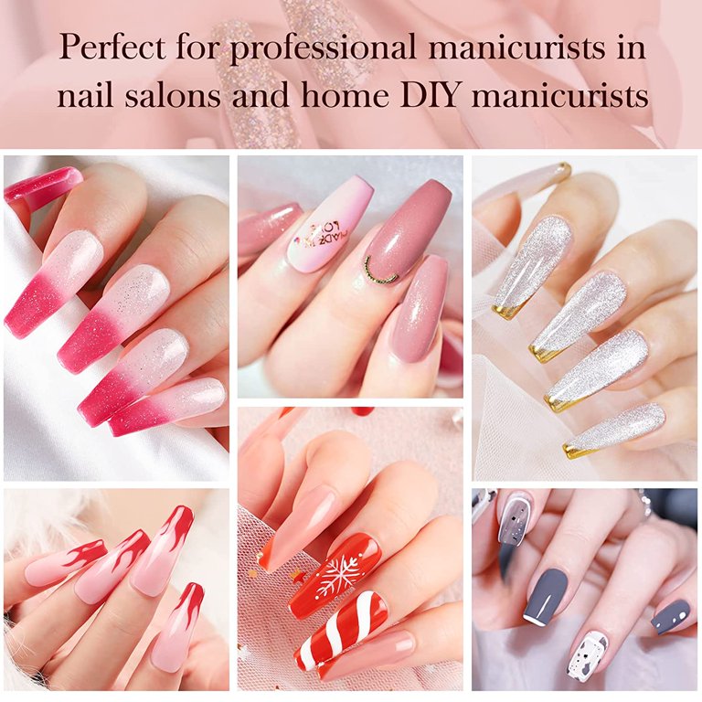 Natural Square Acrylic Nails