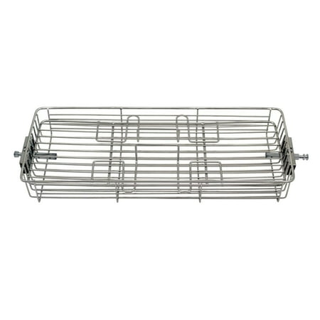 Spit Rotisserie Grill Basket Stainless Steel BBQ Baking Grill Cage ...